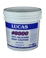 Lucas 8000 100 Percent Silicone Roof Coating 5 Gallon White