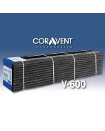 Cor-A-Vent V-600-8 Ridge Vent 1"x8-1/2"x4' 12ct Coravent