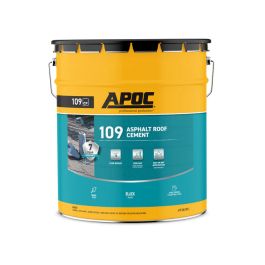 APOC 109 Asphalt Roof Cement Bucket 3 gal Black