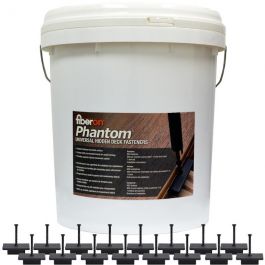 Fiberon Phantom Universal Hidden Deck Fastener 900ct Bucket