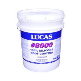 Lucas 8000 100 Percent Silicone Roof Coating 5 Gallon White