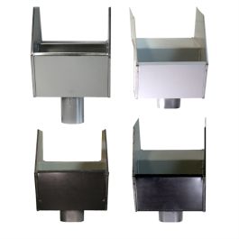 Lakefront Sheet Metal Scupper 12"