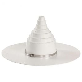 GAF TPO Pipe Vent Boot White
