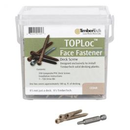 TimberTech TLOC350C TOPLoc Screws for PRO and EDGE 2.5" Cedar 100 sq ft