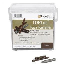 TimberTech TLOC350W TOPLoc Screws For PRO and EDGE 2.5" Walnut 100 sq ft