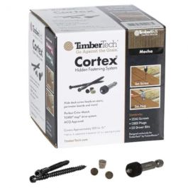 TimberTech CTX100LCM Cortex Screws For PRO and EDGE Mocha 100 linear ft