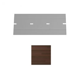 Vesta Steel Siding Plank Starter Strip HD3 Woodgrain Autumn Thistle 10'